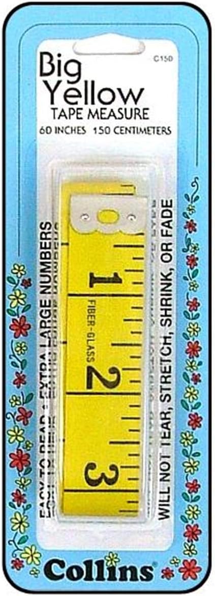 Collins Big Yellow 60in Tape Measure – Red Rock Threads