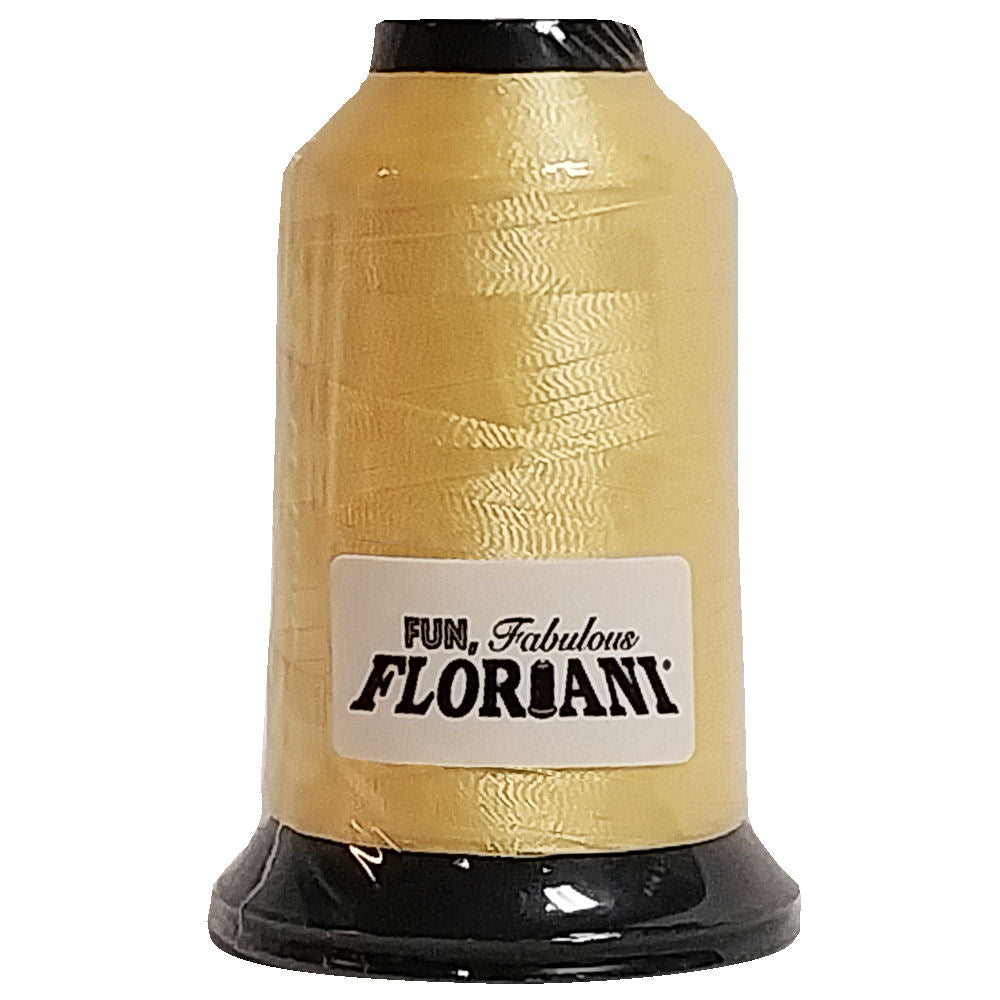 Floriani 40wt Poly Thread Cornsilk #0521 – Red Rock Threads