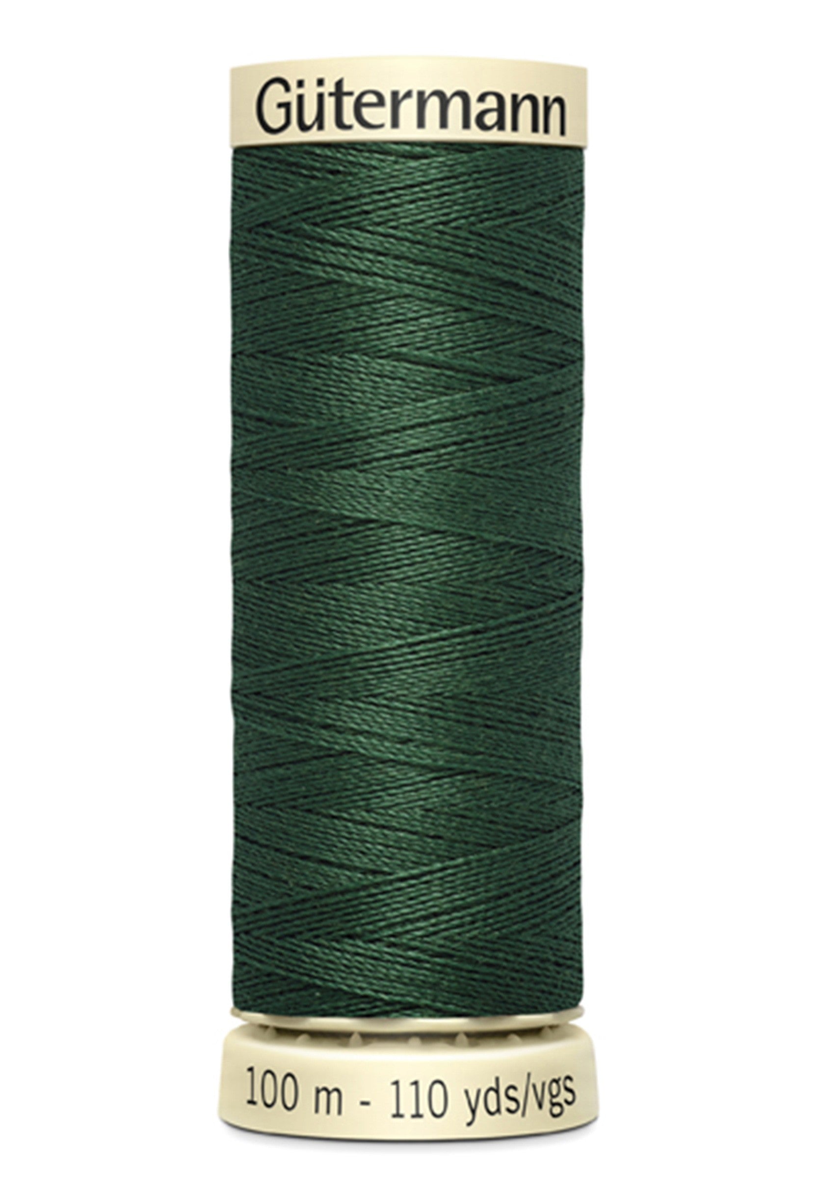 Gutermann 50wt Sew All Polyester Thread - 100m/110yd - Army Green #644 – Red Rock Threads
