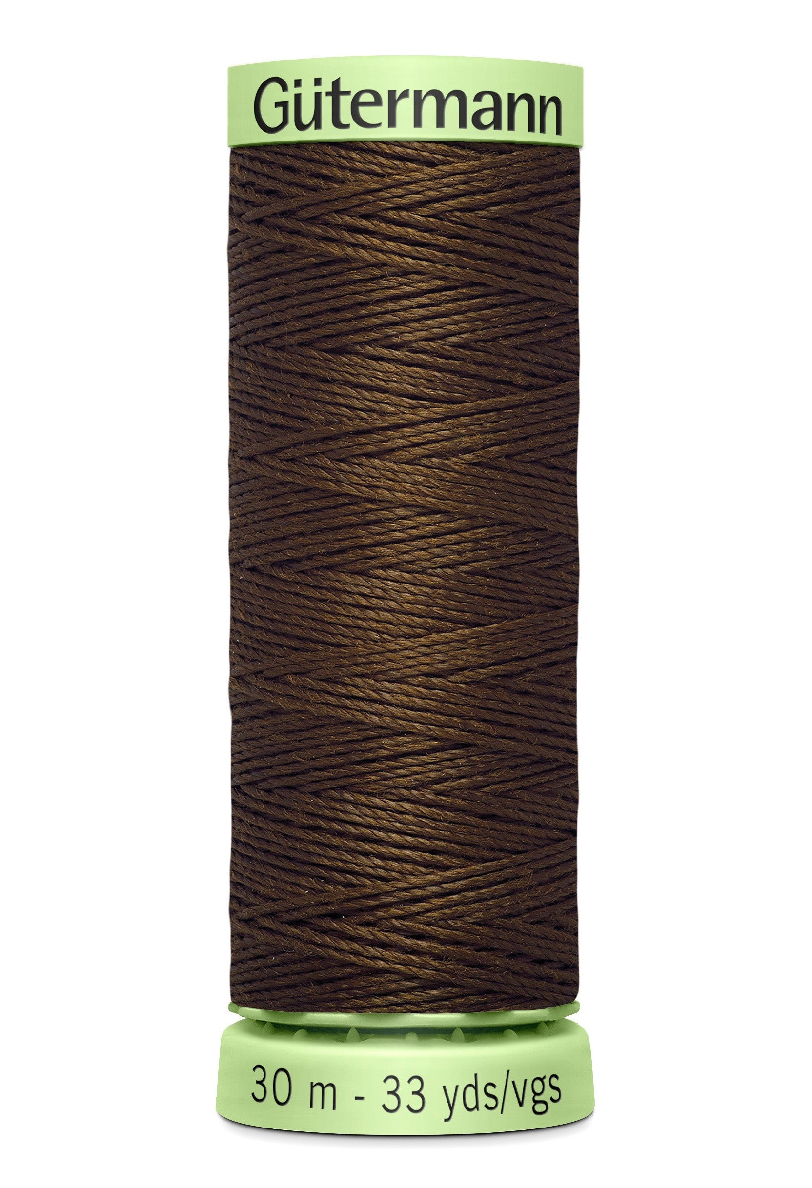 Gutermann Top Stitch Heavy Duty Polyester Thread - 30m/33yd Spool - Espresso #587 – Red Rock Threads