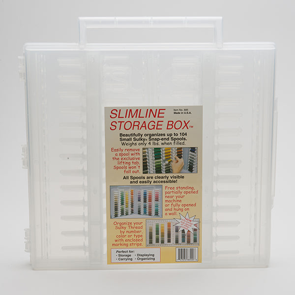 885/0924 Sulky Universal Slimline Small Spool Box (EMPTY) – Red Rock Threads