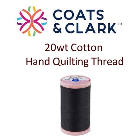 Coats and Clark 20wt Cotton Hand Quilting Thread – Red Rock Threads