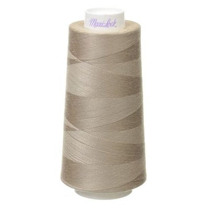 Maxi-Lock All Purpose Serger Thread - 3000yd Cone - Beige #32158 – Red ...
