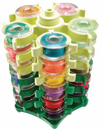 Holds 30 Bobbins - Clover Stack N Store Bobbin Tower – Red Rock Threads