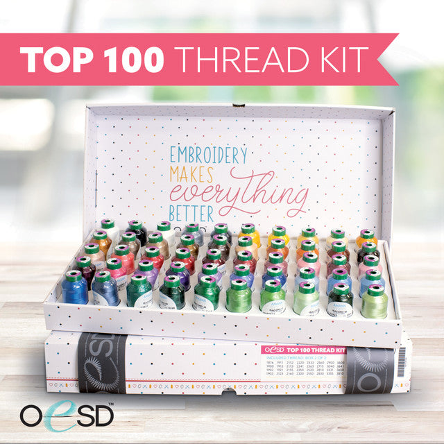 Isacord Top 100 Thread Set – Red Rock Threads