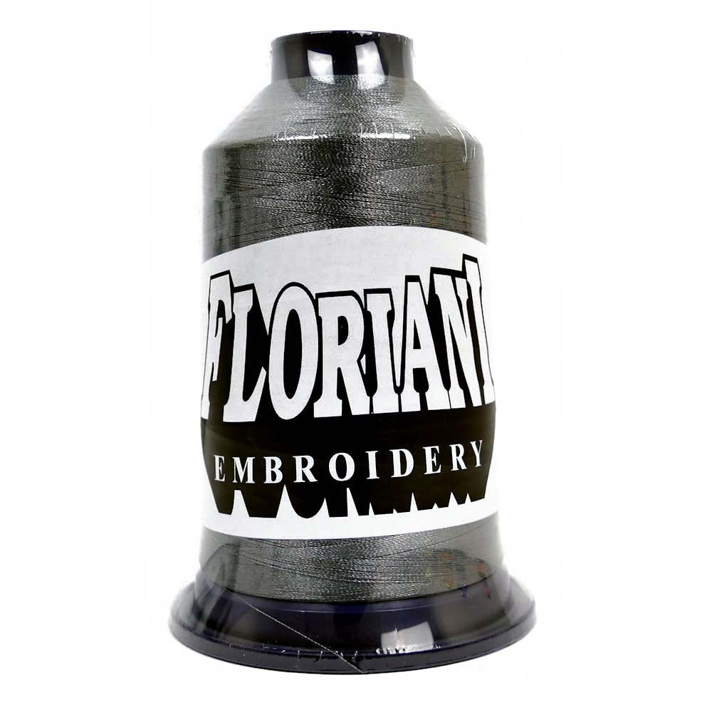 Floriani 40wt Polyester Embroidery Thread - 1000m - Slate Gray #486 ...