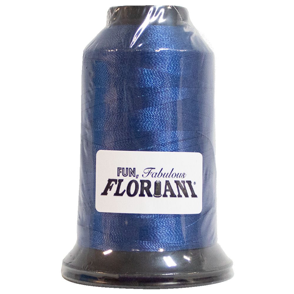 Machine Embroidery Thread From Floriani - 1000m - Concord Blue #334 ...