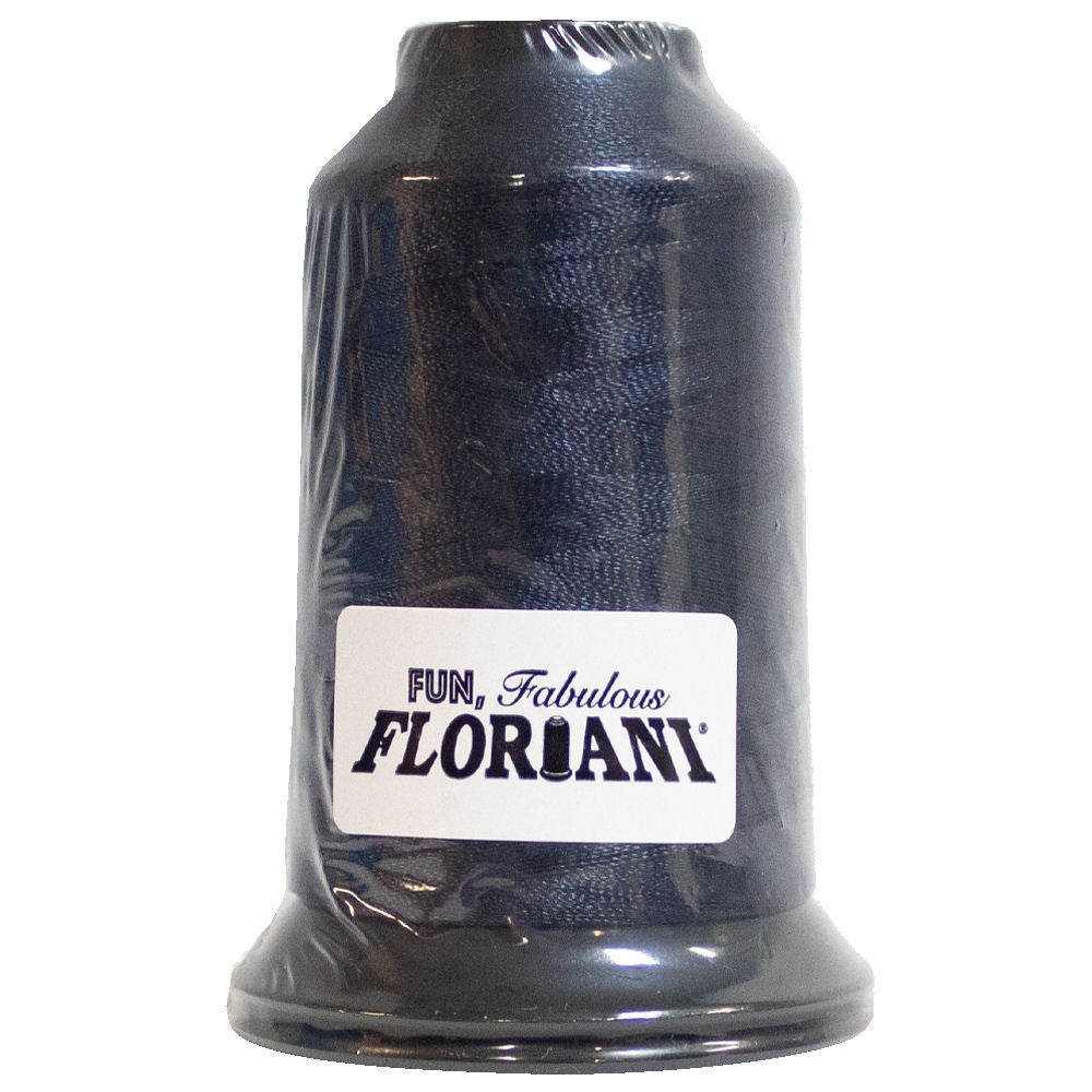 Floriani 40wt Polyester Embroidery Thread - 1000m - Dark Navy #360 ...