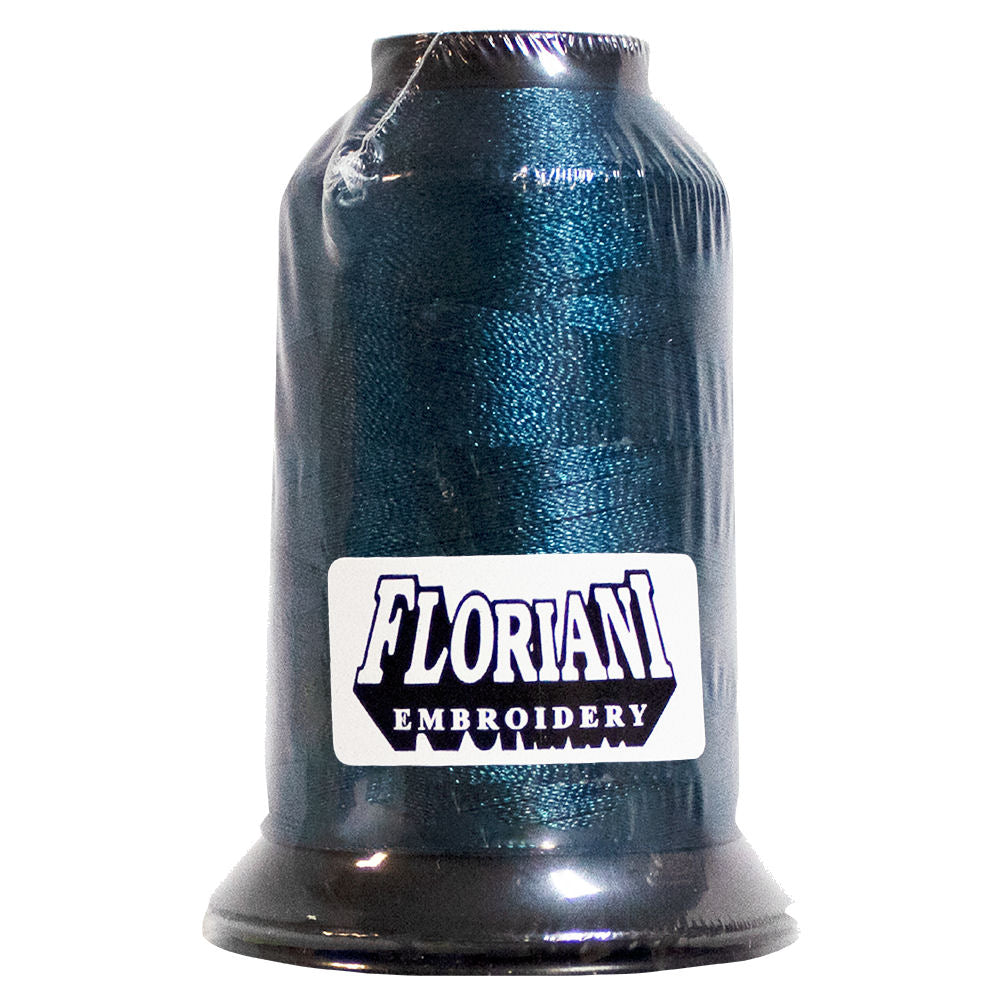 Floriani 40wt Polyester Embroidery Thread - 1000m - Wild Blue Yonder ...