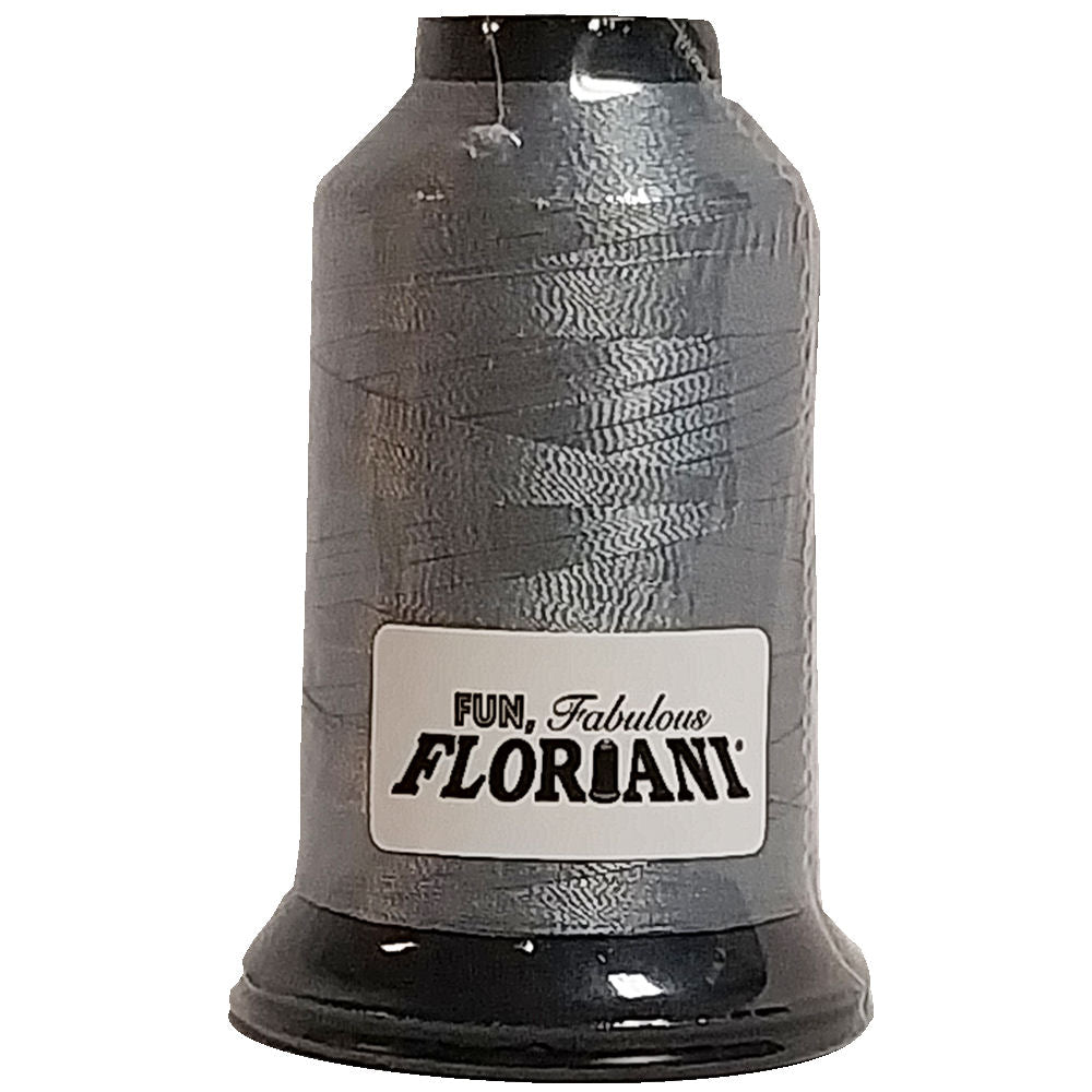 Floriani 40wt Polyester Embroidery Thread - 1000m - Gray #485 – Red ...