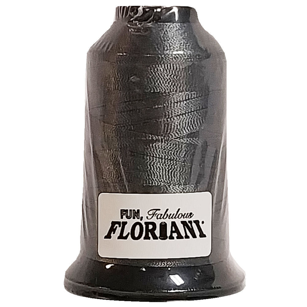 Floriani 40wt Polyester Embroidery Thread - 1000m - Slate Gray #486 ...