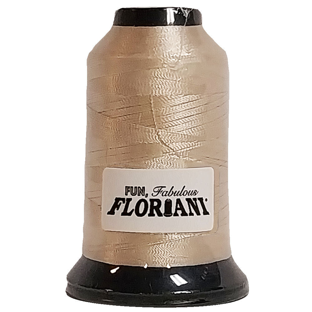 Floriani 40wt Polyester Embroidery Thread - 1000m - Nude Gold #809 ...