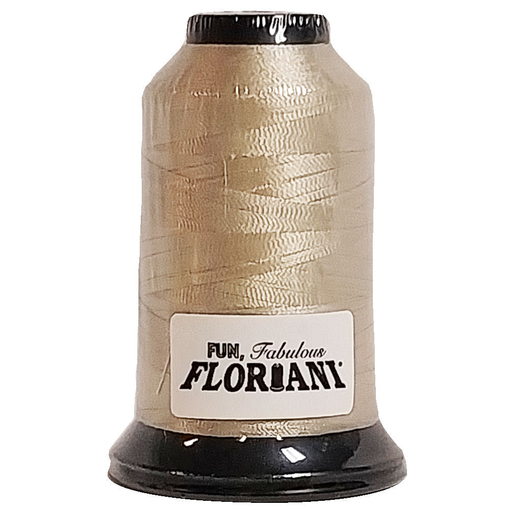 Floriani 40wt Polyester Embroidery Thread - 1000m - Angora White #811 ...