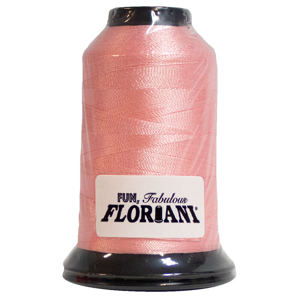 Floriani 40wt Polyester Embroidery Thread - 1000m - Pink Rose #1081 ...