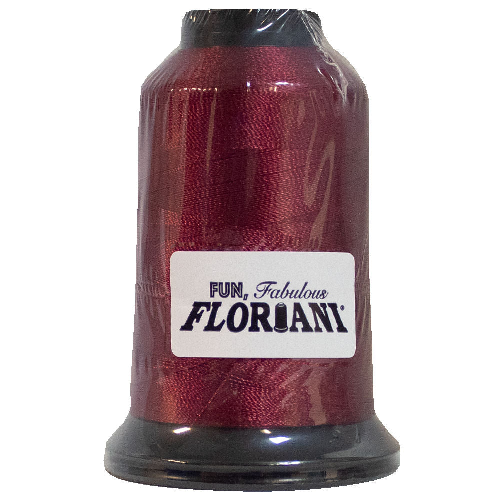 Floriani 40wt Polyester Embroidery Thread - 1000m - Cabernet #1586 ...