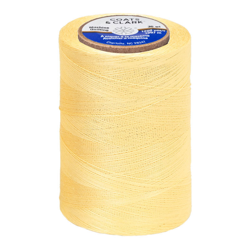 157A Yellow - Coats and Clark 30wt Cotton Machine Quilting – Red Rock ...
