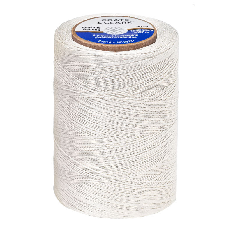 256 Natural - Coats and Clark 30wt Cotton Machine Quilting – Red Rock ...