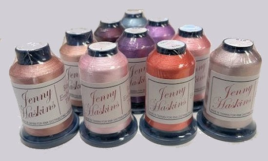 Jenny Haskins 10 Spool Set - Strawberry Pie 2 – Red Rock Threads