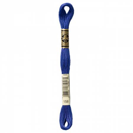 DMC Floss Medium Very Dark Cornflower Blue #0158 – Red Rock Threads