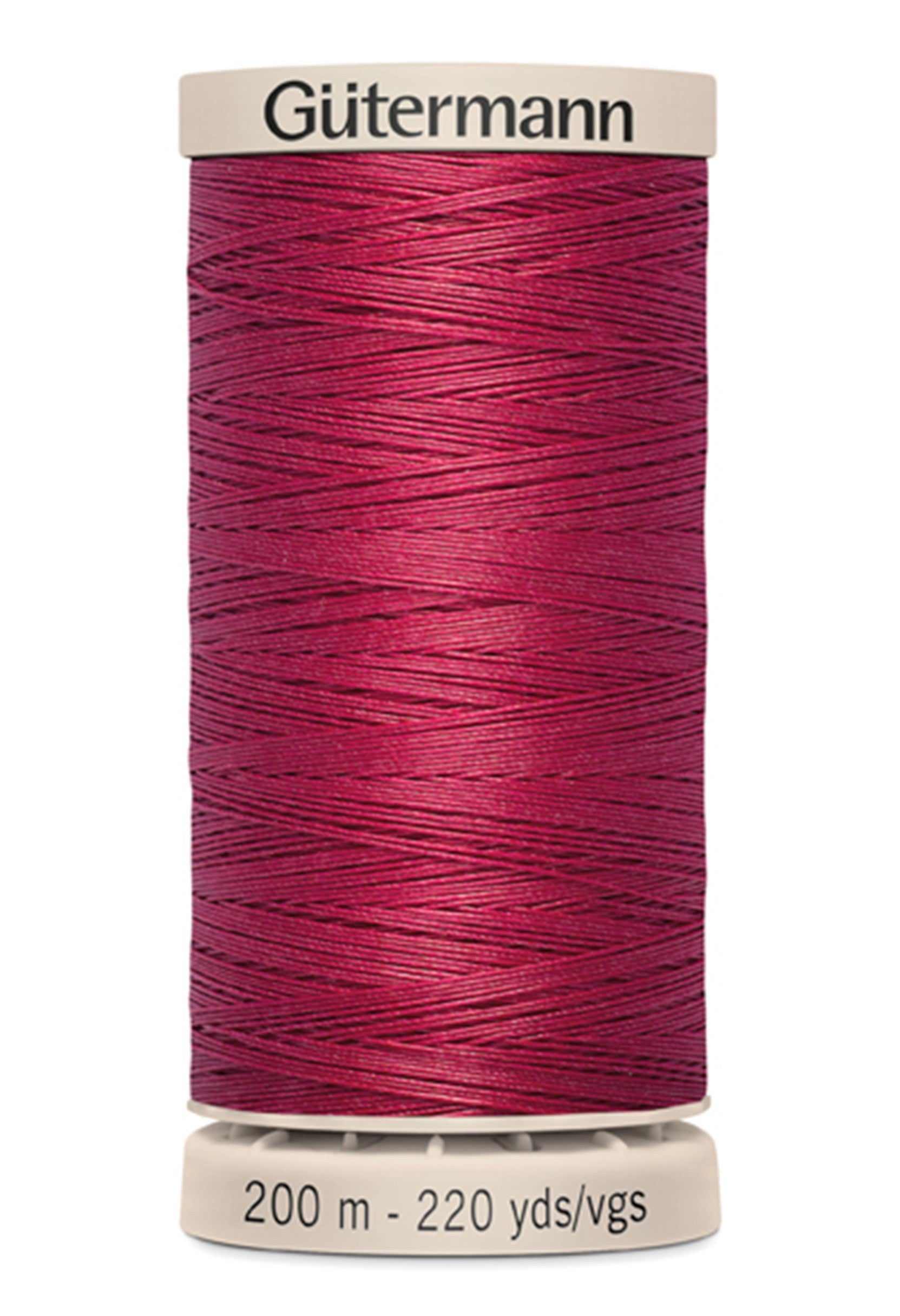 Gutermann 40wt Cotton Hand Quilting Thread - 200m - Cranberry #2453 ...