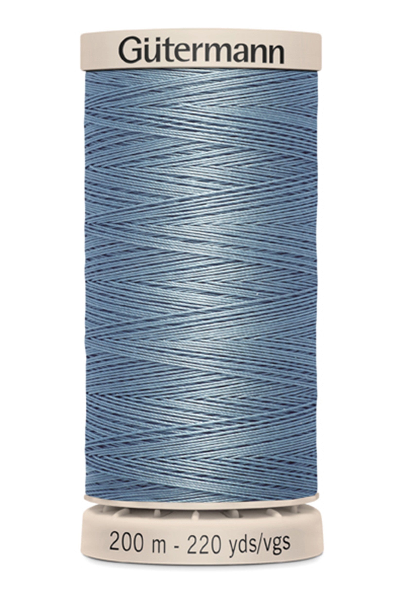 Gutermann 40wt Cotton Hand Quilting Thread - 200m - Light Slate Blue ...