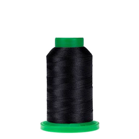 Isacord Polyester Embroidery Thread - 1000m - Black Chrome #2776 – Red ...