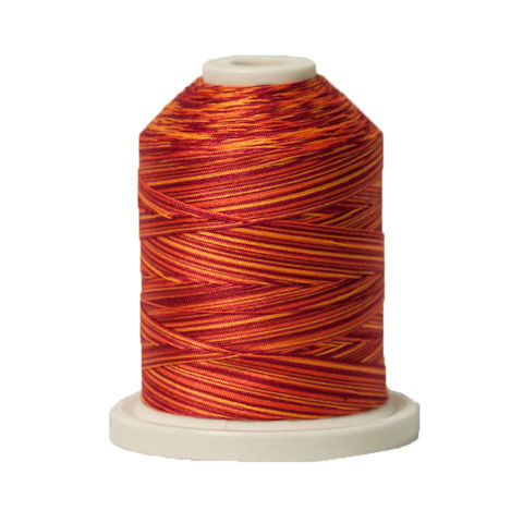 Signature 40wt Variegated Cotton Thread - 700yd - Poppy Blaze #257 ...