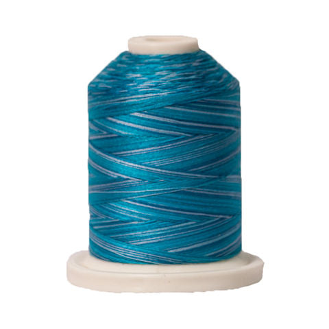 Signature 40wt Variegated Cotton Thread - 700yd - Dreamy Blues #258 ...