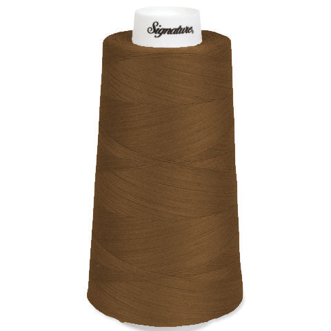 Signature 40wt Cotton Quilting Thread - 3000yd Cone - Latte #588 – Red ...