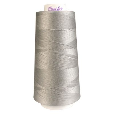 Maxi-Lock All Purpose Serger Thread - 3000yd Cone - Silver #32057 – Red ...