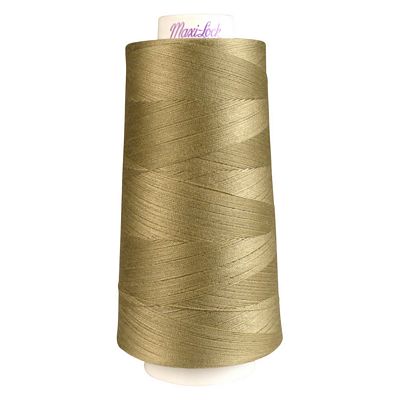 Maxi-Lock All Purpose Serger Thread - 3000yd Cone - Khaki #32365 – Red ...
