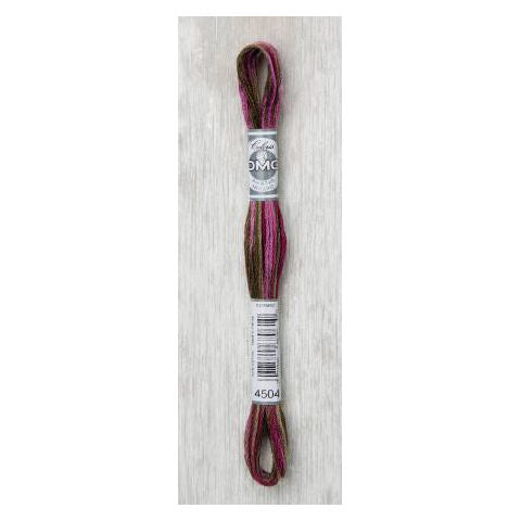 DMC Coloris 6 Strand Variegated Floss - 8.7yd Skein - Hydrangea #4504 ...