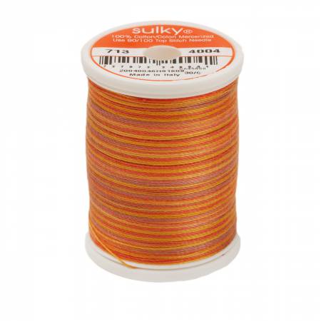 Sulky Blendables 12wt Cotton Thread - 330yd Spool - Golden Flame #4004 ...