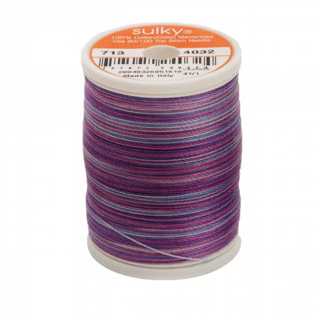 Sulky Blendables 12wt Cotton Thread - 330yd Spool - Iris #4032 – Red ...