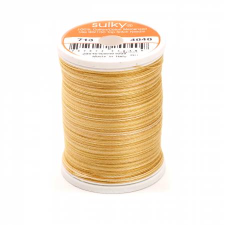 Sulky Blendables 12wt Cotton Thread - 330yd Spool - Biscuit #4040 – Red ...