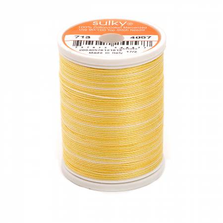 Sulky Blendables 12wt Cotton Thread - 330yd Spool - Fresh Butter #4057 ...