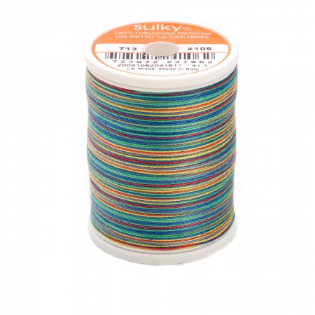 Sulky Blendables 12wt Cotton Thread - 330yd Spool - Primaries #4106 ...