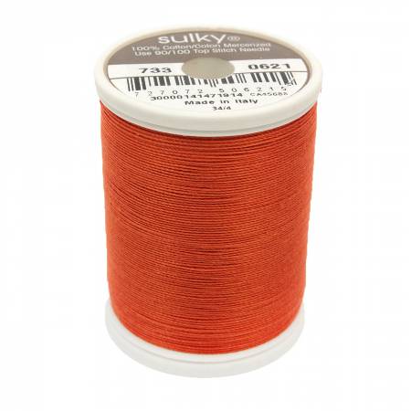 Sulky 30wt Cotton Thread - 500yd Spool - Sunset #0621 – Red Rock Threads