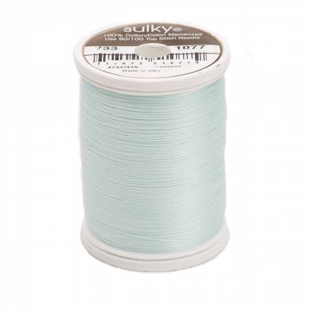 Sulky 30wt Cotton Thread - 500yd Spool - Jade Tint #1077 – Red Rock Threads