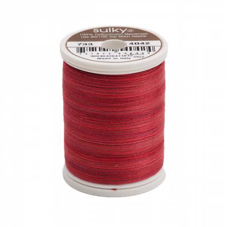 Sulky Blendables 30wt Cotton Thread - 500yd Spool - Redwork #4042 – Red ...