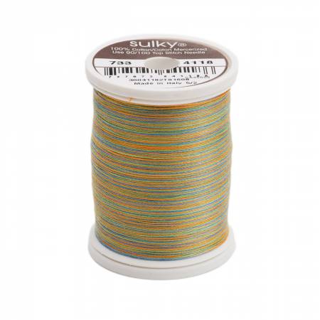 Sulky Blendables 30wt Cotton Thread - 500yd Spool - Caribbean #4118 ...