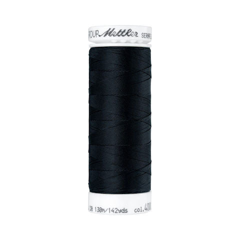 -4000 Black - Mettler Seraflex Elastic Sewing Thread – Red Rock Threads