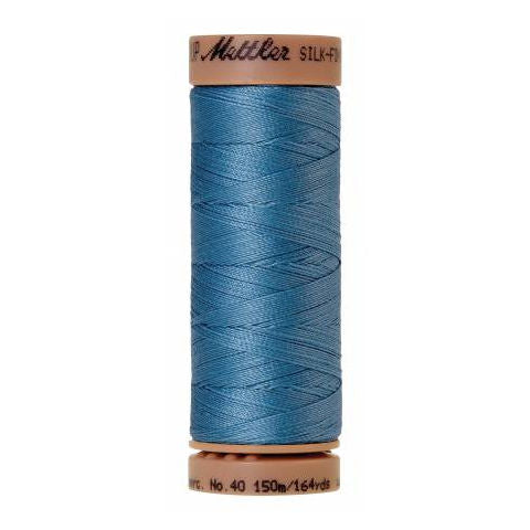 Mettler Silk Finish 40wt Thread - 164yd/150m - Reef Blue #0338 – Red ...