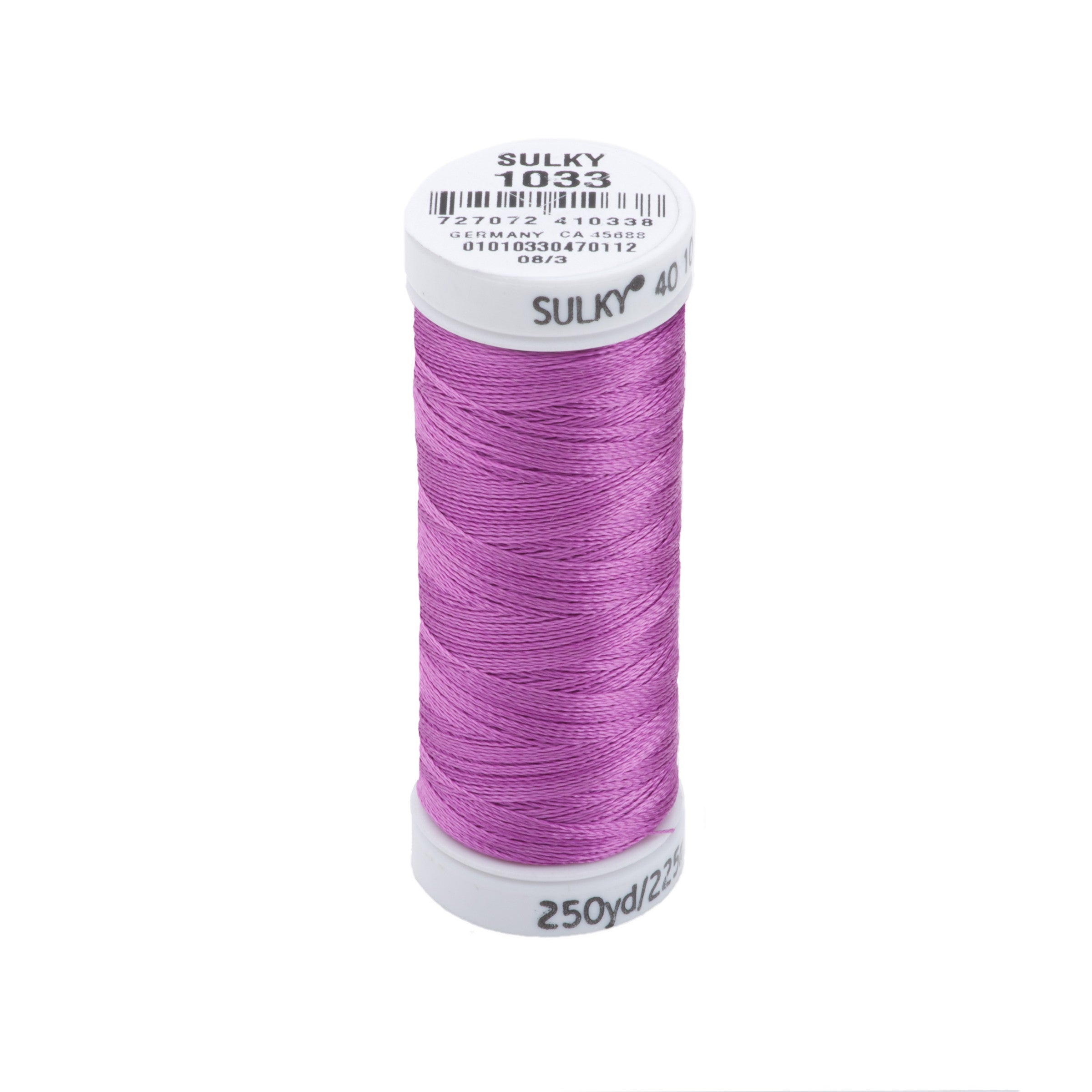 Sulky Solid 40wt Rayon Thread - 250yd Spool - Dark Orchid #1033 – Red ...