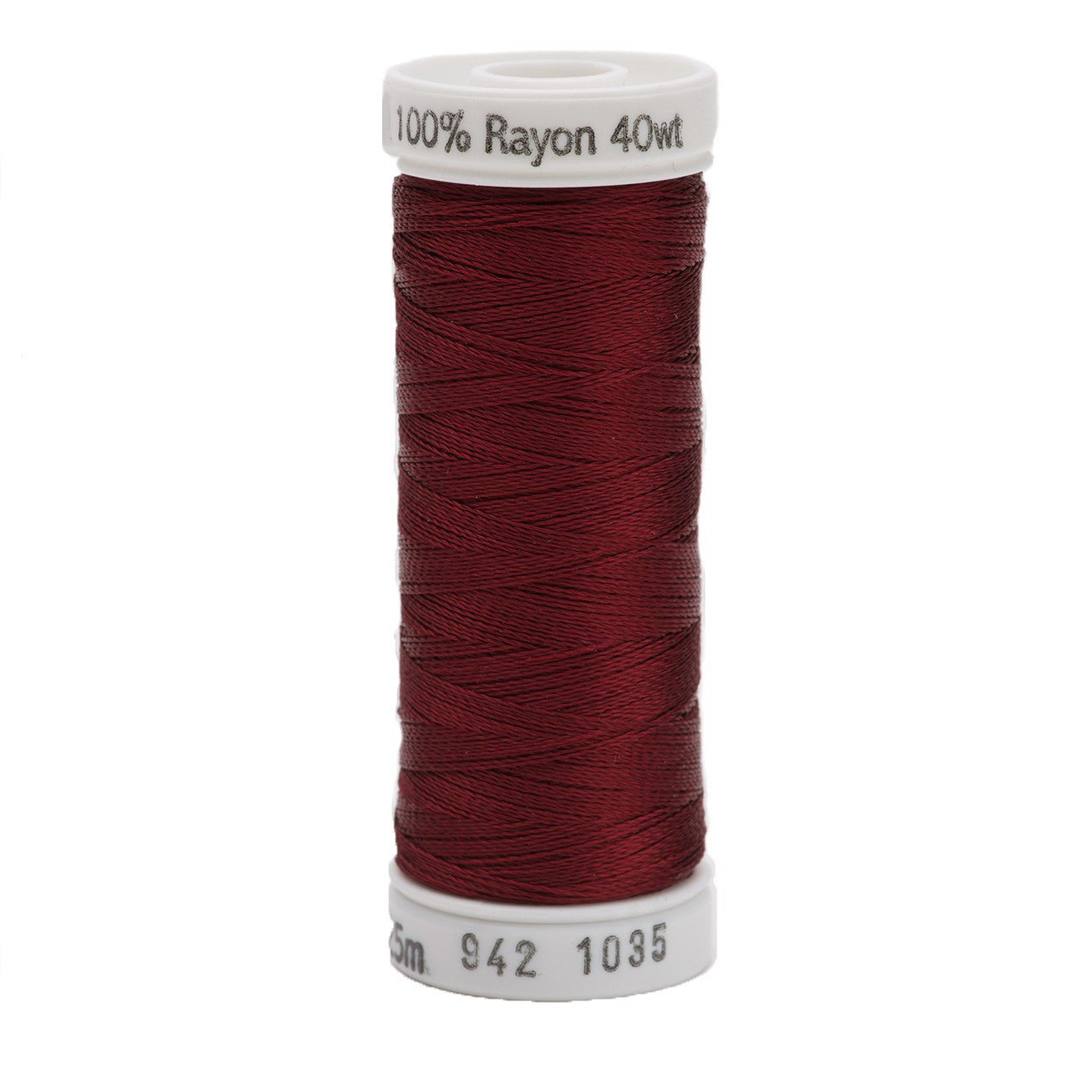 Sulky Solid 40wt Rayon Thread - 250yd Spool - Dark Burgundy #1035 – Red ...