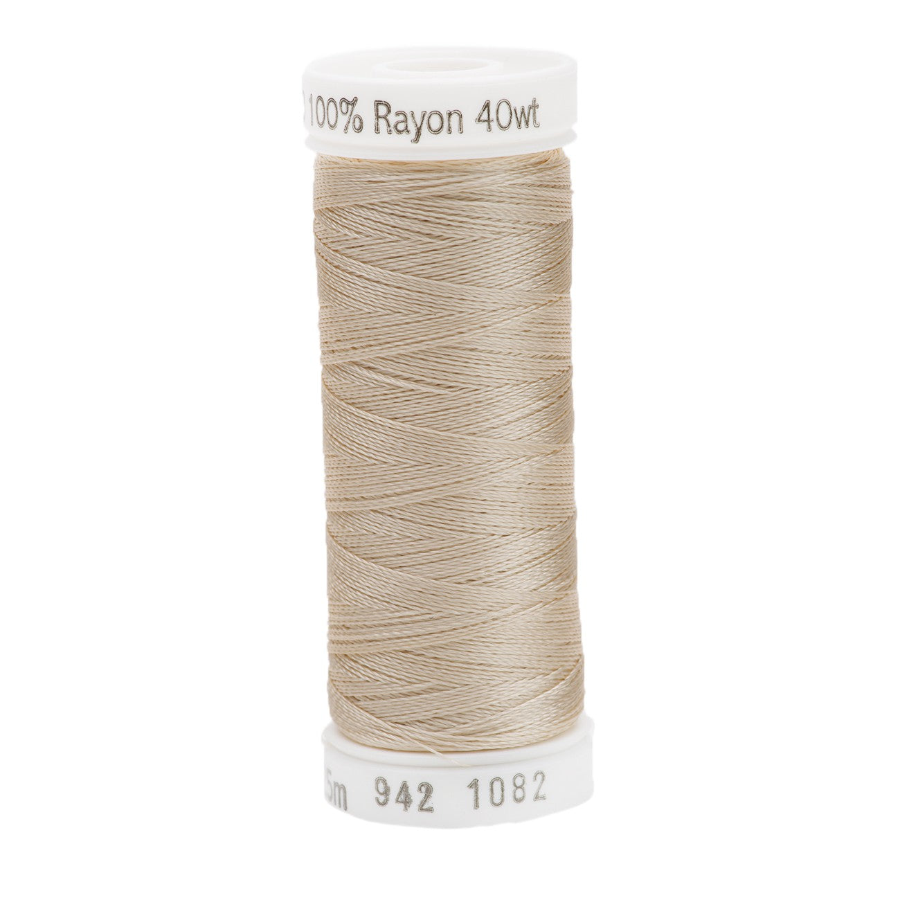 Sulky Solid 40wt Rayon Thread - 250yd Spool - Ecru #1082 – Red Rock Threads