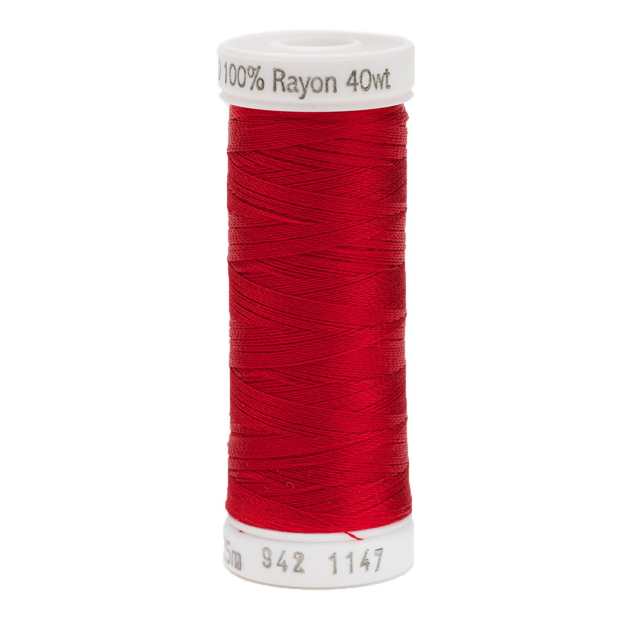 Sulky Solid 40wt Rayon Thread - 250yd Spool - Xmas Red #1147 – Red Rock ...