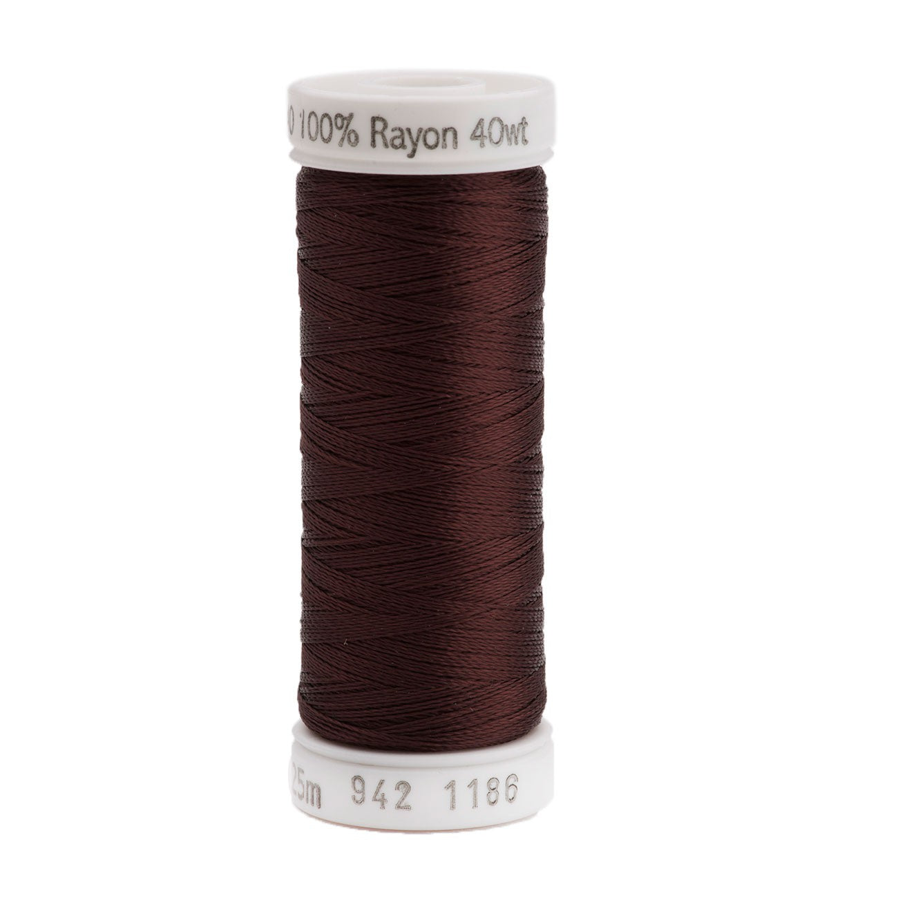 Sulky Solid 40wt Rayon Thread - 250yd Spool - Sable Brown #1186 – Red ...