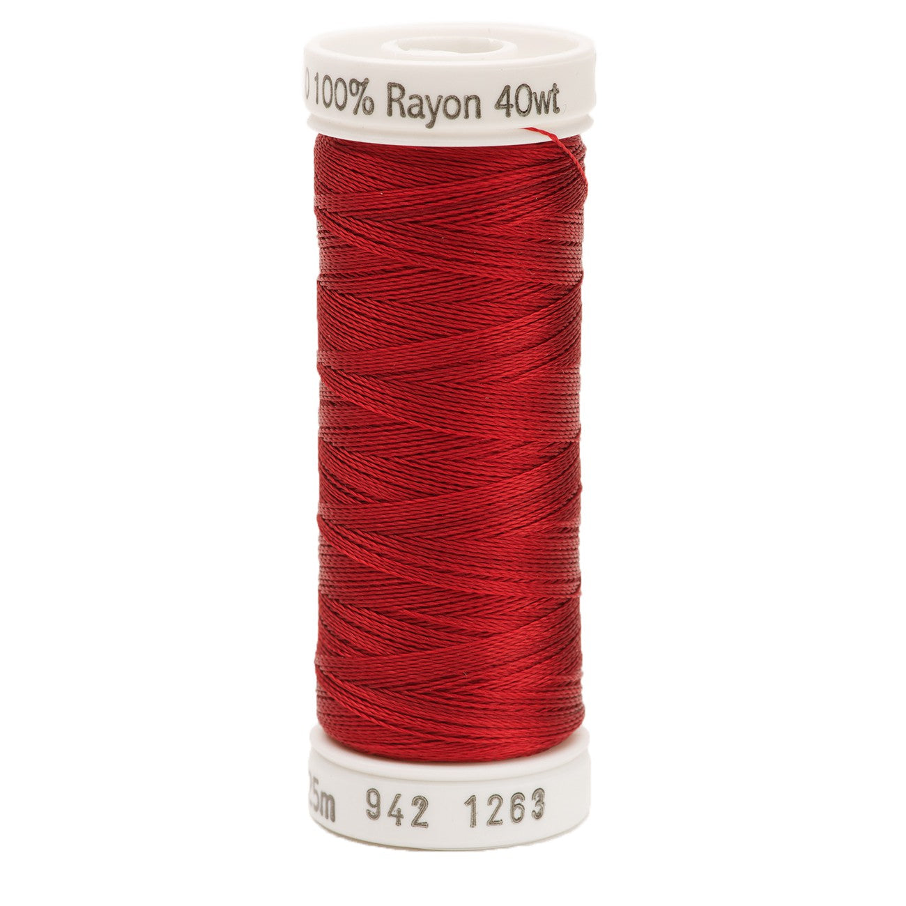 Sulky Solid 40wt Rayon Thread - 250yd Spool - Red Jubilee #1263 – Red ...