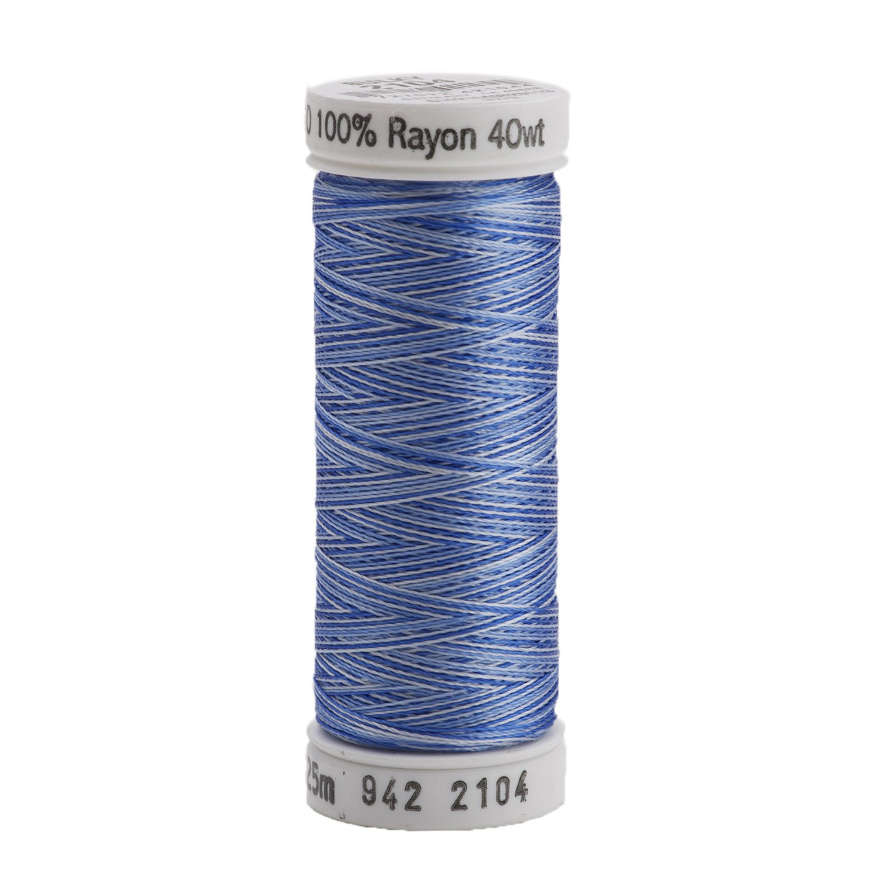 Sulky Variegated 40wt Rayon Thread - 250yd - Pastel Blue #2104 – Red ...